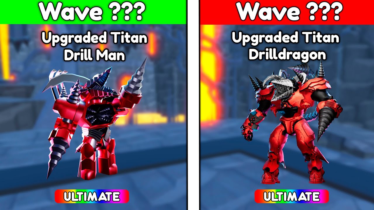 😱UPGRADED TITAN DRILL MAN vs UPGRADED TITAN DRILLDRAGON😱 in ENDLESS ...