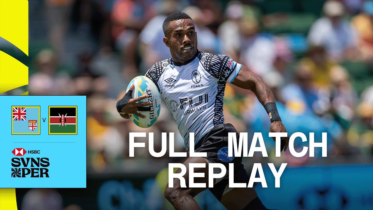 Fiji SURVIVE Kenya scare 👀 | Fiji v Kenya | Perth HSBC SVNS 2025 | Full ...