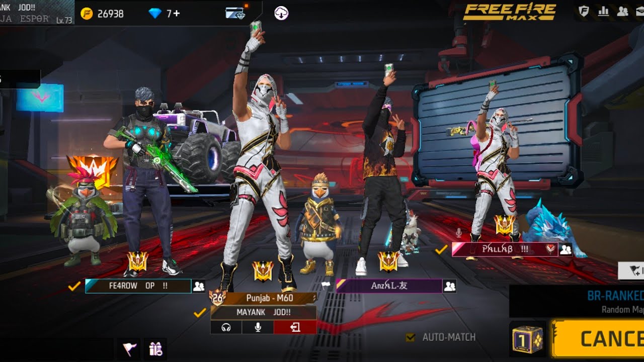 Free Fire Live Grandmaster Pushing Season 33 For Grandmaster 3 - YouTube