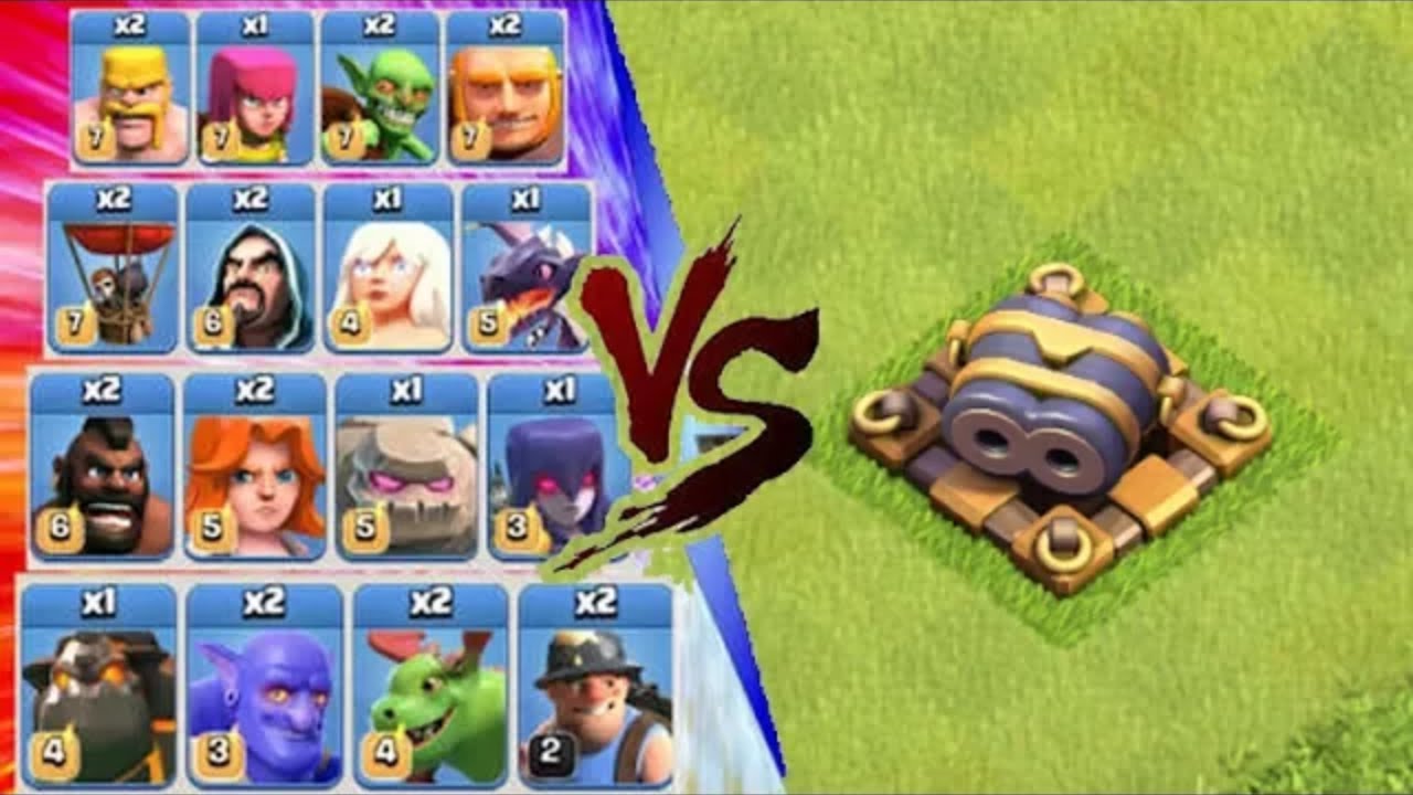 Double Cannon Level 8 Vs All Troops in Clash of Clans (LEAKED Gameplay ...