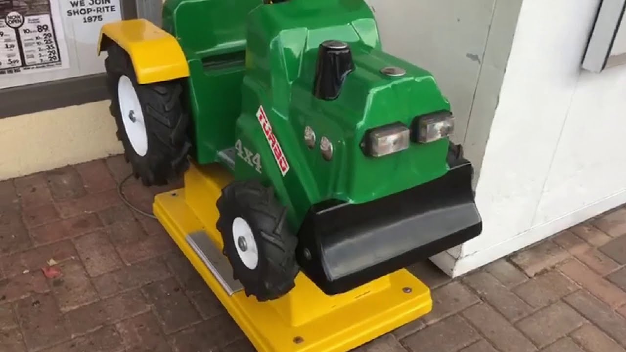 Tractor Coin-Operated Ride - YouTube