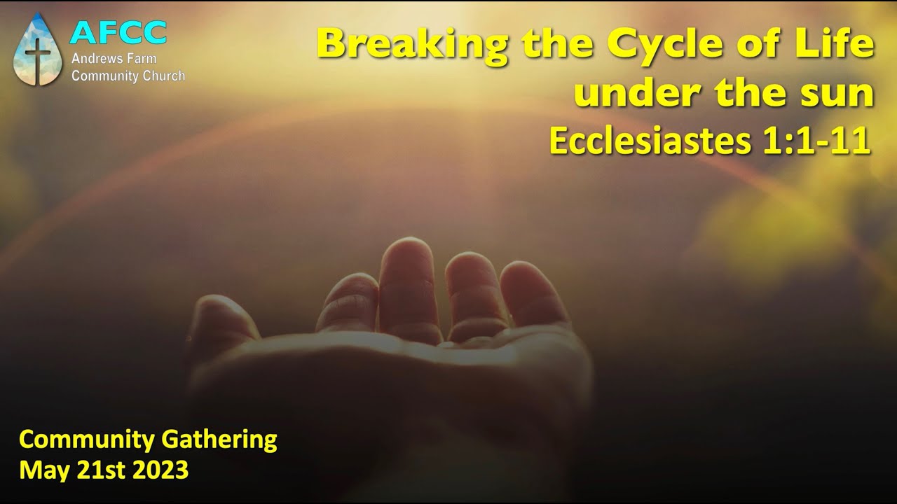 BREAKING THE CYCLE OF LIFE under the sun - YouTube