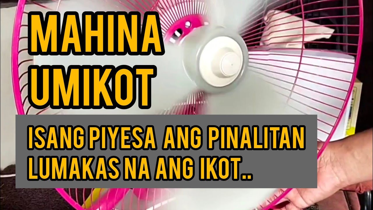 Electric Fan Repair (step by step tutorial to repair a slow spinning ...