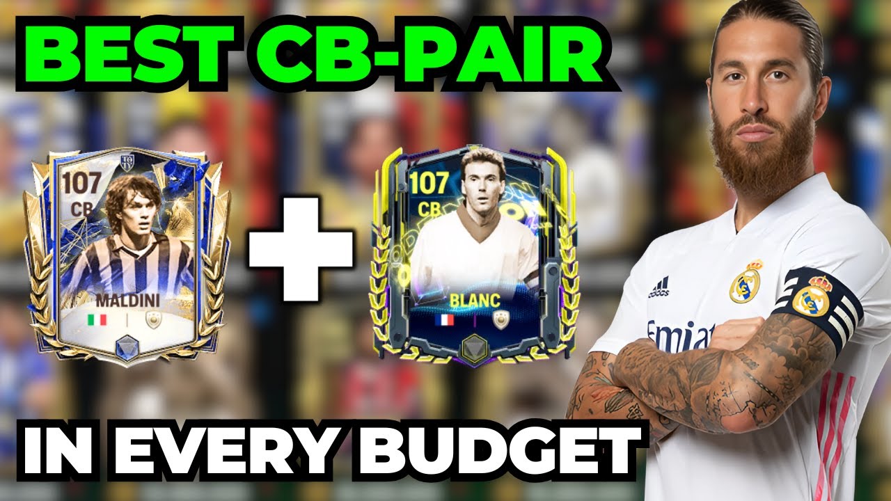 Best CB pair💯 for H2H in Ea fc mobile || Top CB duo in every budget ...