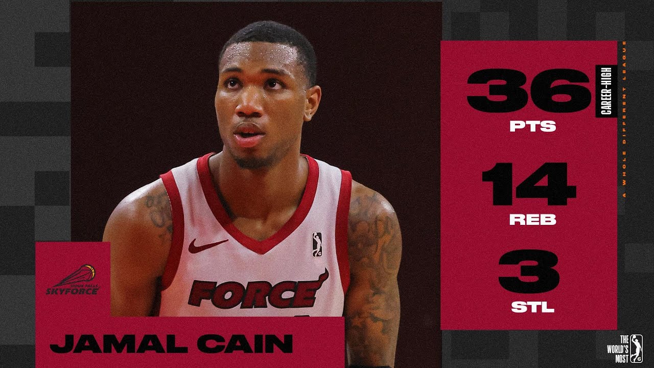 Jamal Cain Sets New Career High With 36 PTS For Sioux Falls - YouTube