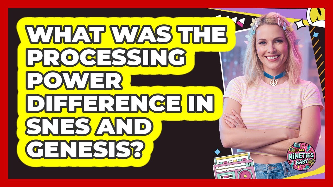What Was The Processing Power Difference In SNES And Genesis? - YouTube