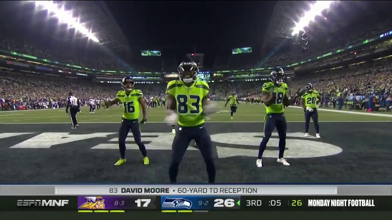 Seahawks Dancing vs Vikings 2019 - YouTube
