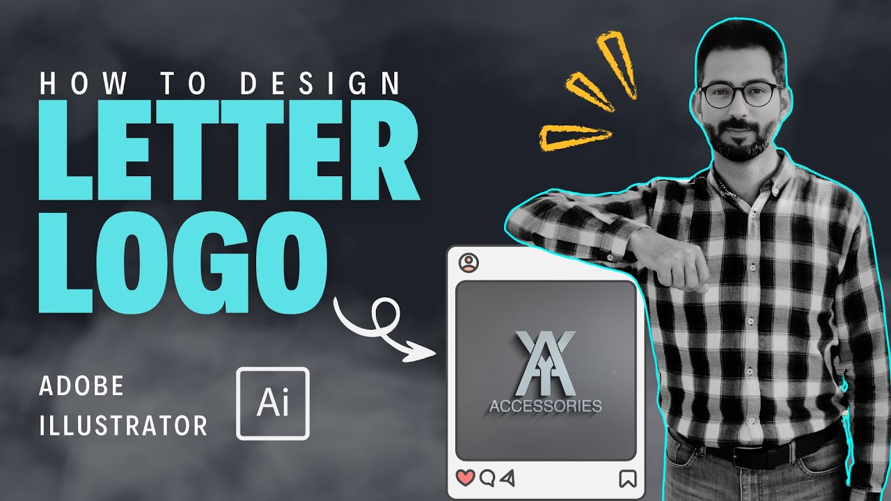 Letter Mark Logo Design Tutorial in Illustrator - YouTube