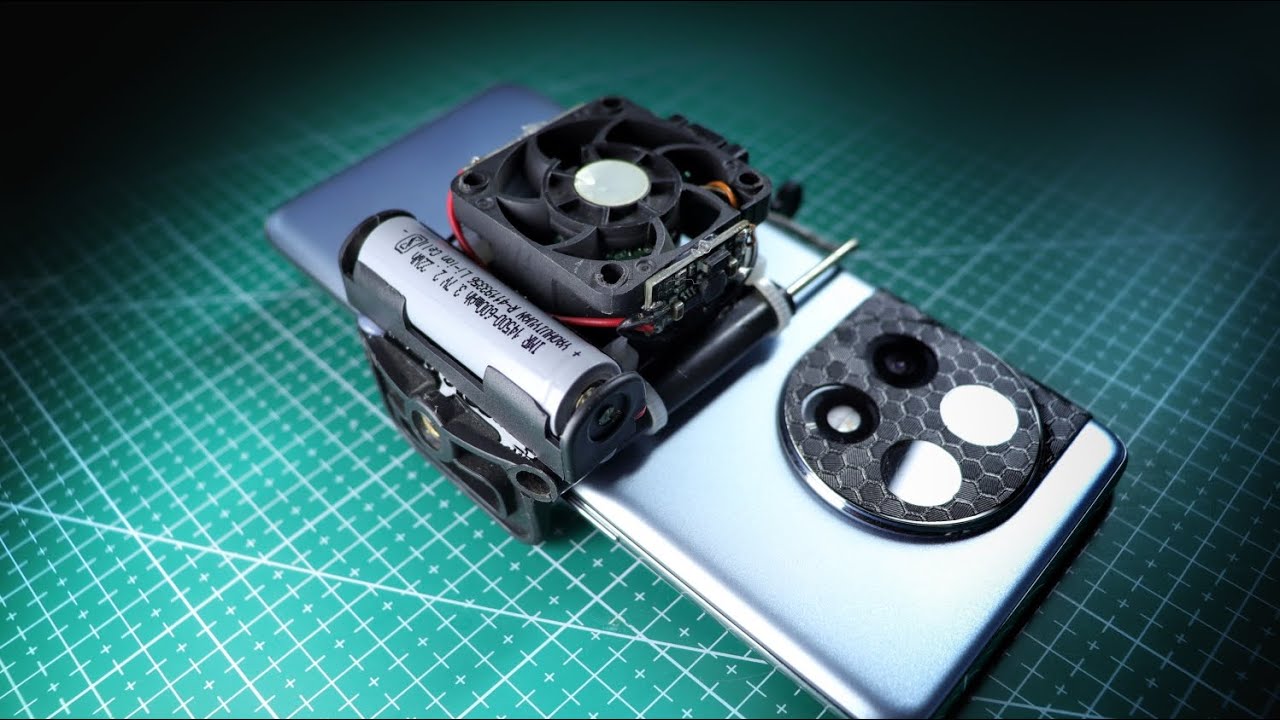 Easy DIY Phone cooler for gaming. - YouTube