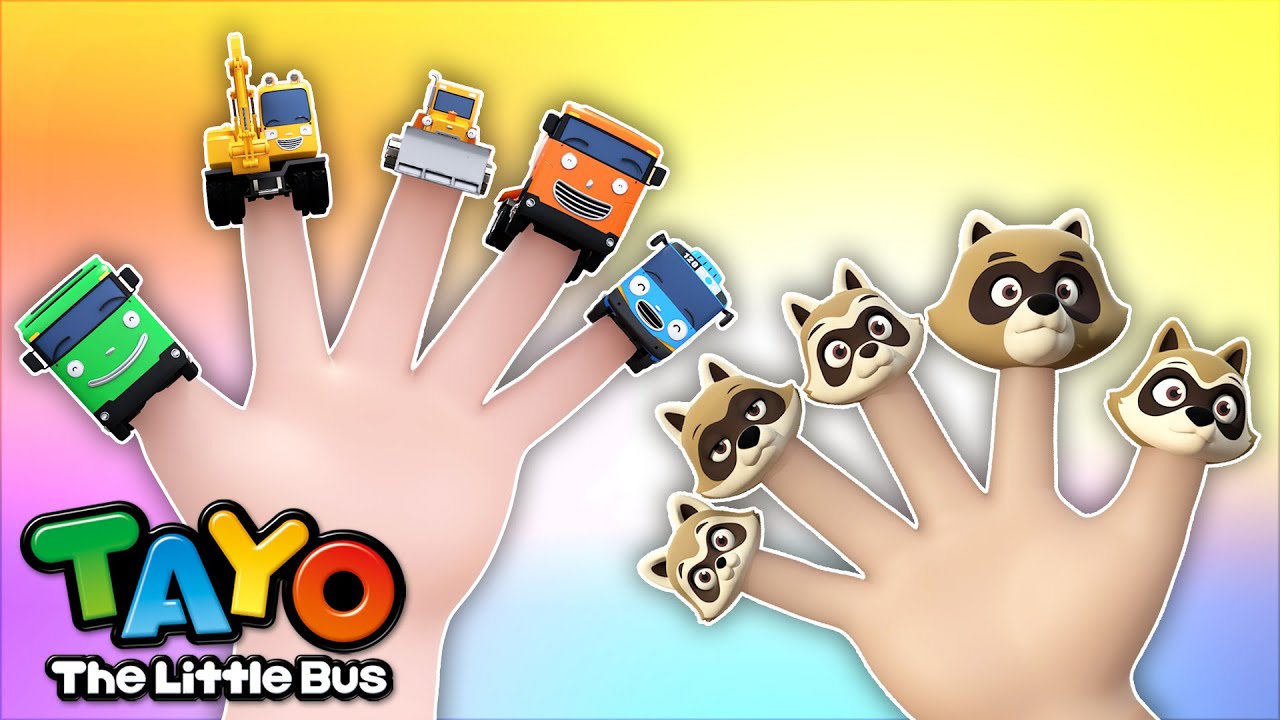 Tayo Finger Family Songs Compilation🖐🏻 | Learn Numbers | Song for Kids ...