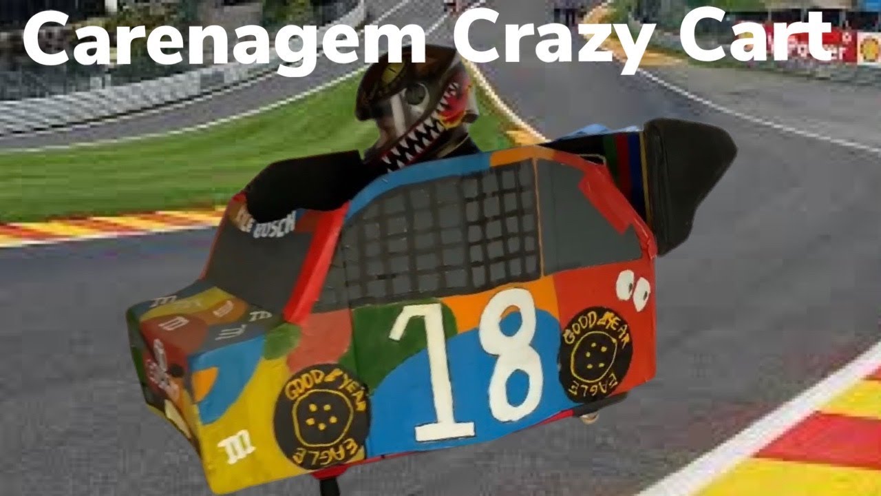 Carenagem para Crazy Cart Razor de Papelão da Nascar - DIY Cardboard ...