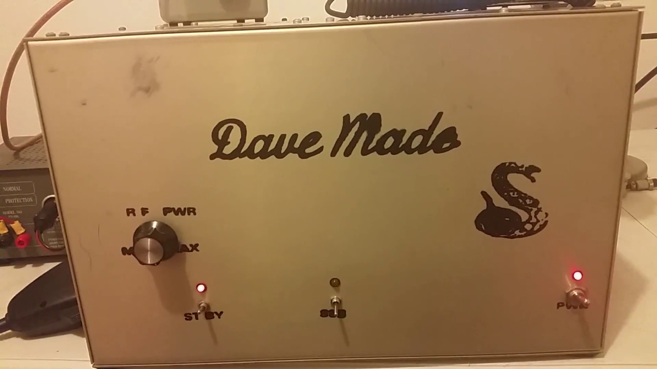 Dave Made 1x2 One Driving Two Base Amplifier - YouTube