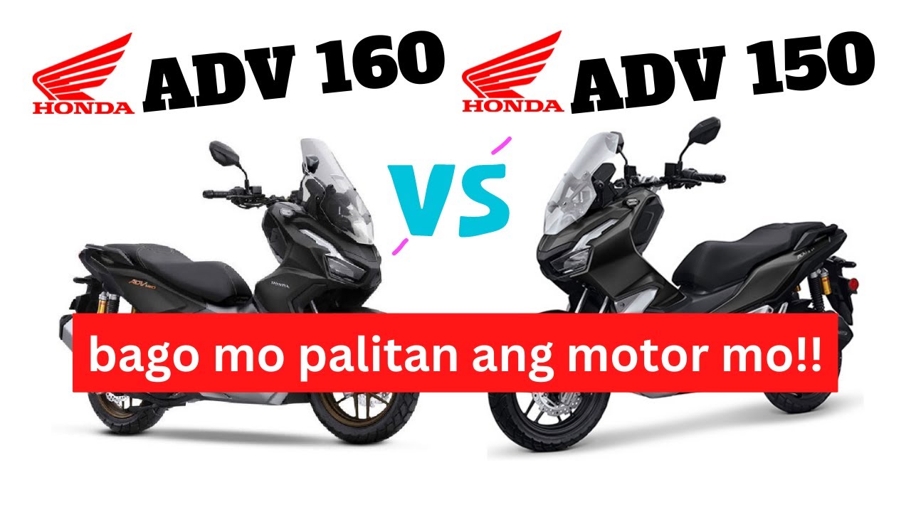 Honda ADV 160 vs Honda ADV 150 | Side by Side Comparison | 2022 Philippines - YouTube