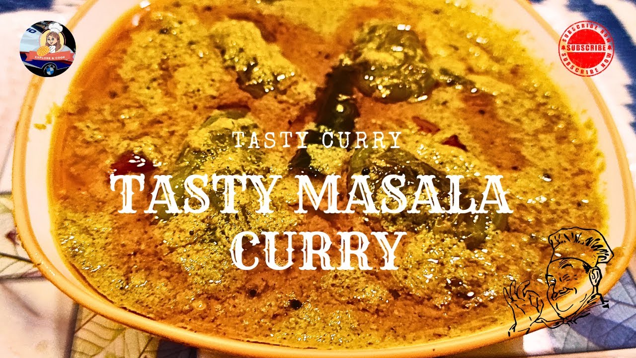 MASALA CURRY|CAPSICUM MASALA CURRY|How to make masala curry| #food # ...
