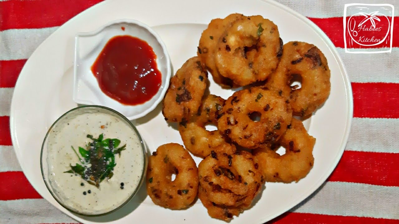 Instant Rava Vada Recipe | Crisp Recipe | Vada | In Tamil ...