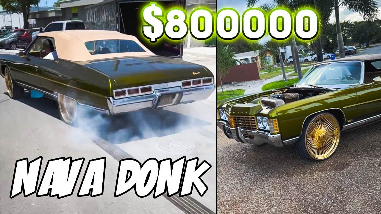 WHERE $800000 NAVA DONK NOW? 🌴 TOP 5 DONK CHEVY ON THE HOOD - YouTube