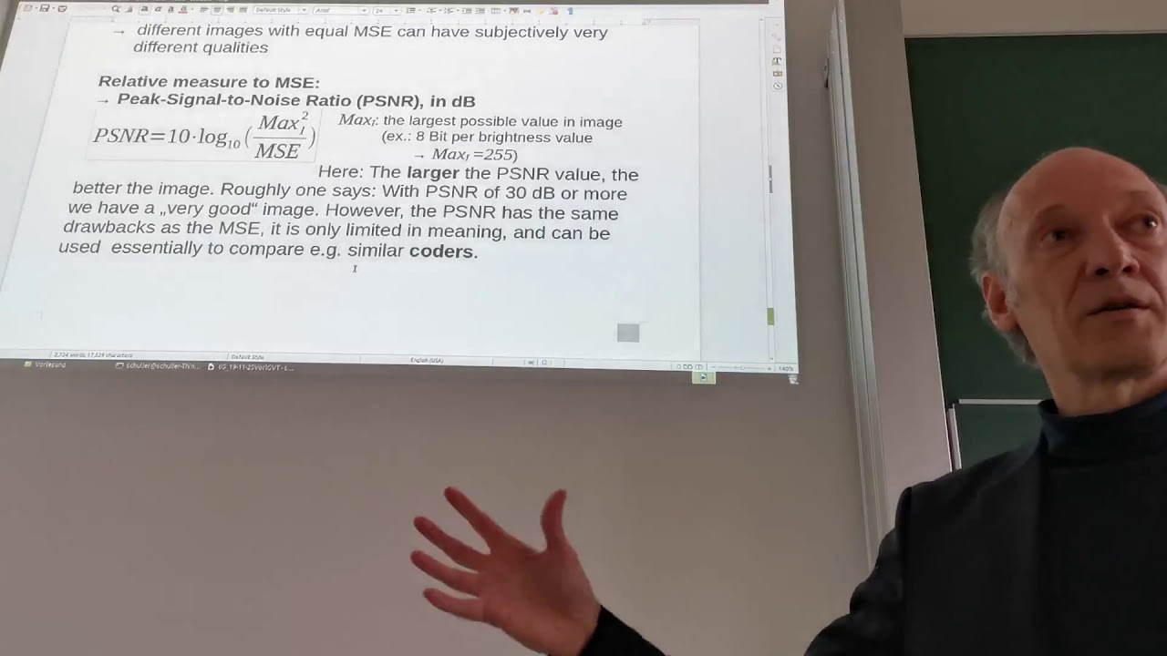 Basics of Video Technology, Lecture 6 - YouTube