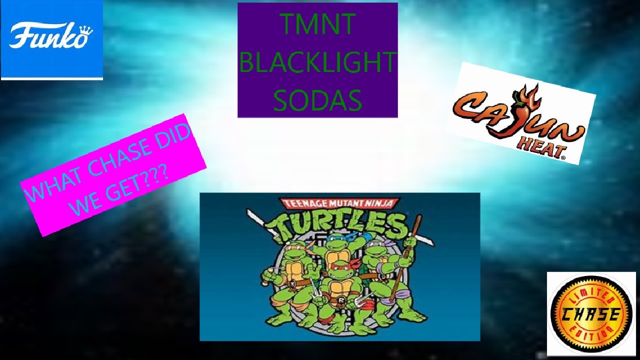 TEENAGE MUTANT NINJA TURTLE BLACKLIGHT SODAS!!! #FUNKO - YouTube