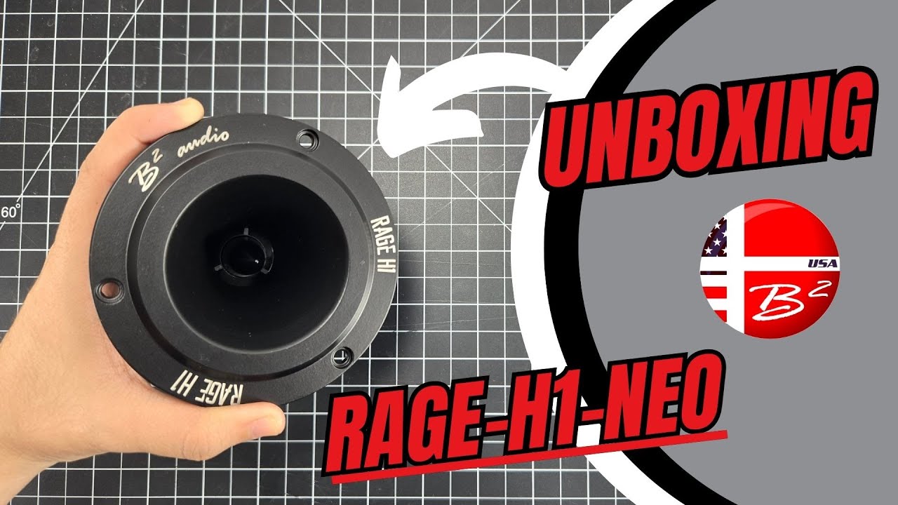 Unboxing the RAGE-H1-NEO 4-Ohm 1" Voice Coil Tweeters - YouTube
