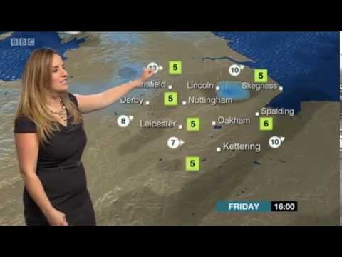 Anna Church BBC East Midlands Weather - YouTube