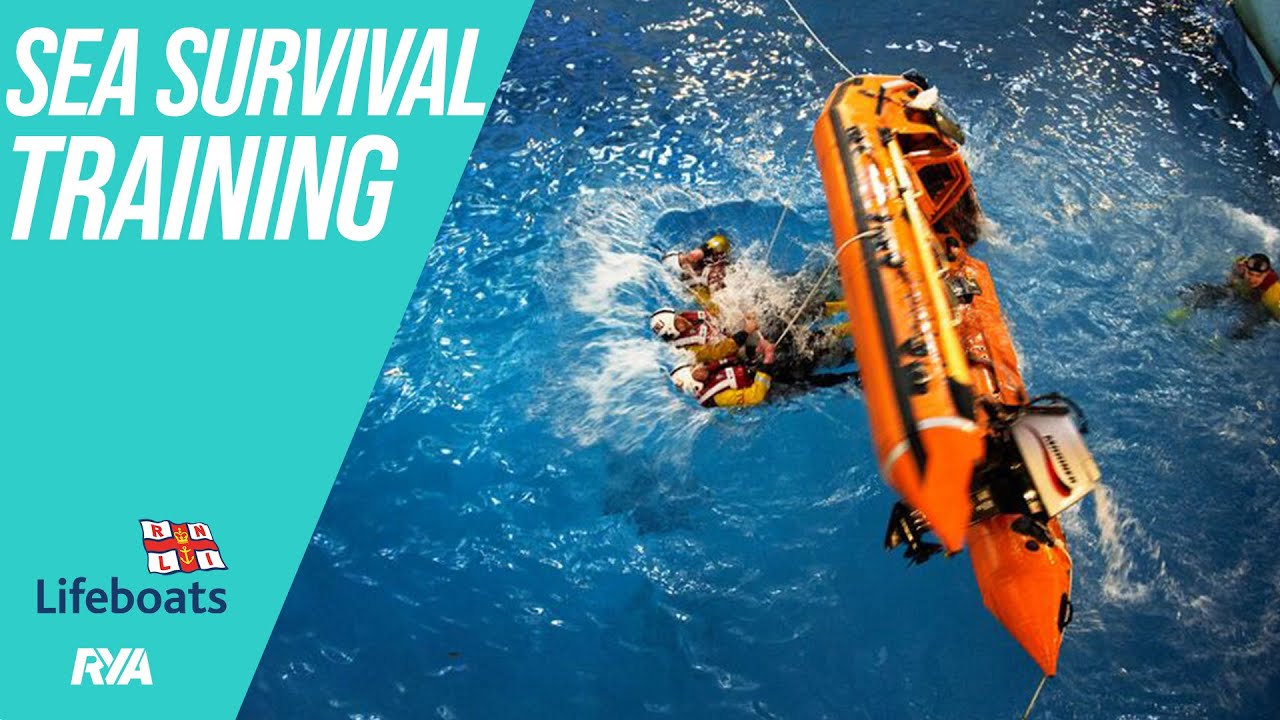 SEA SURVIVAL TRAINING WITH THE RNLI - Maritime Safety Week - YouTube