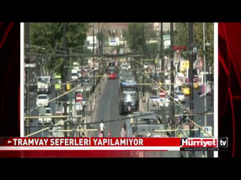 TRAMVAY SEFERLERİ YAPILAMIYOR