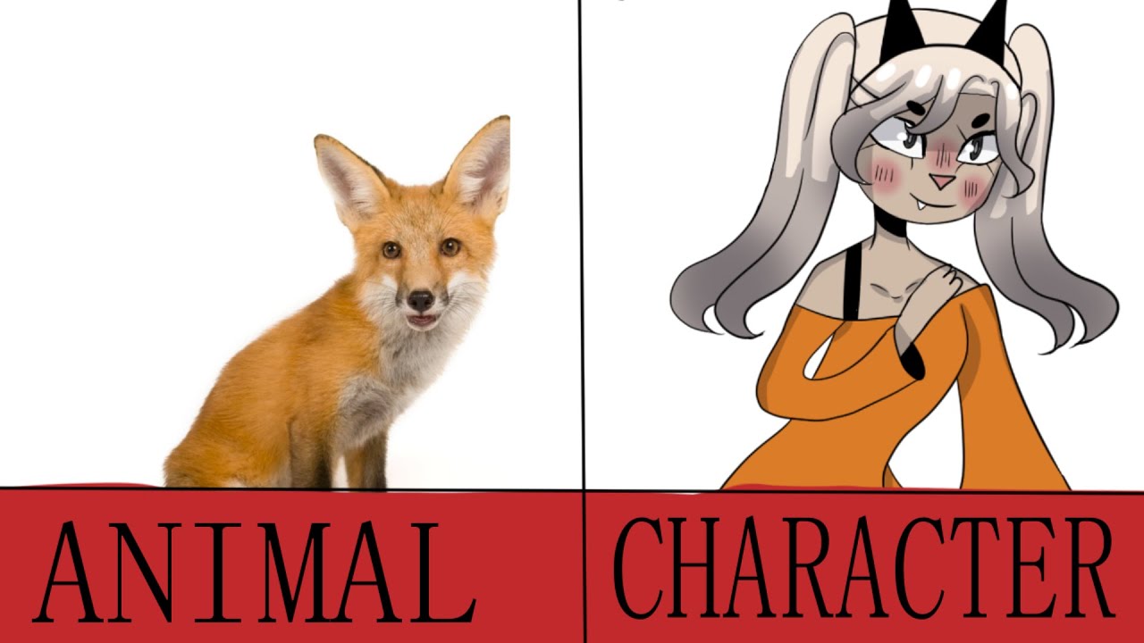 TURNING MY FAVORITE ANIMALS INTO CHARACTER DESIGNS - YouTube