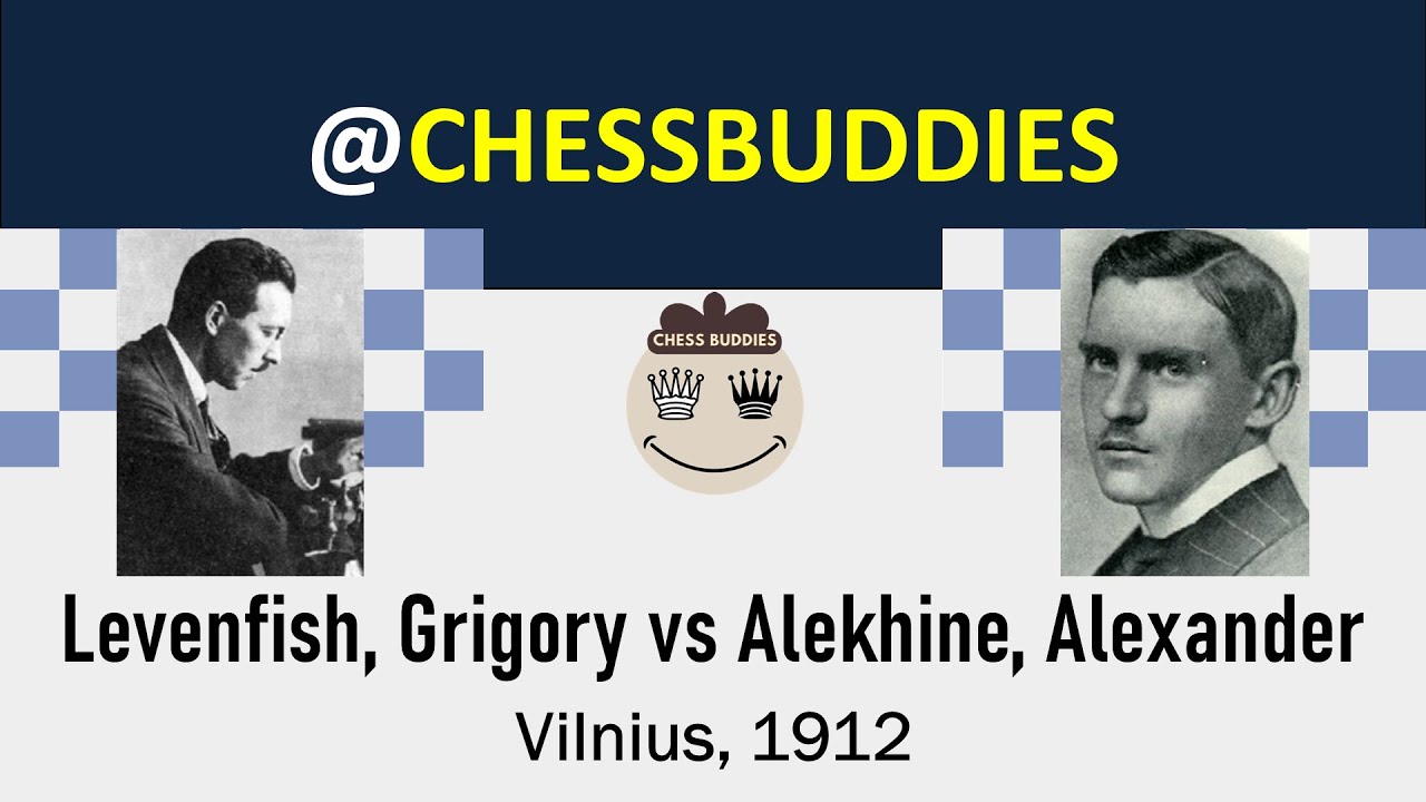Levenfish, Grigory vs Alekhine, Alexander || Vilnius, 1912 #chess # ...