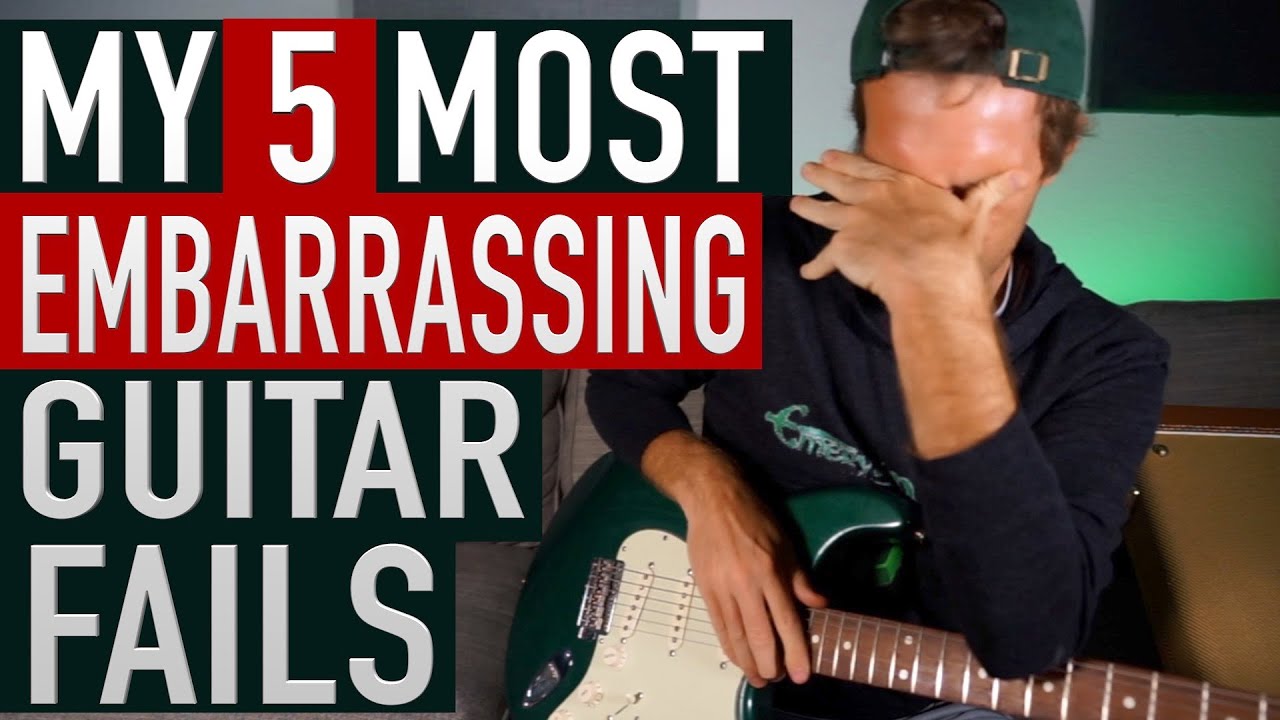My Most Embarrassing Guitar Fails - YouTube