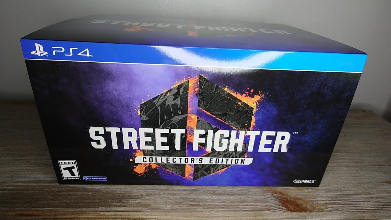 Street fighter 6 Collector's Edition PlayStation 4 - YouTube