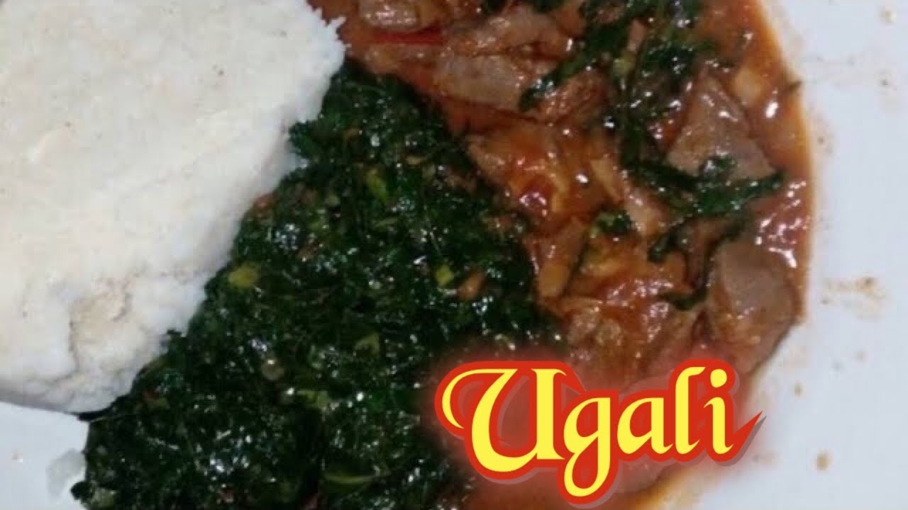 HOW TO COOK UGALI AND SPINACH,KENYAN DISH #ugali - YouTube