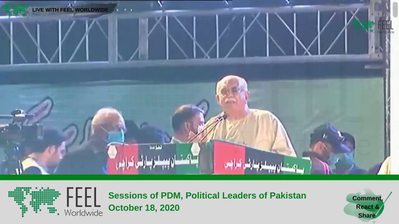 Sessions of PDM, Political Leaders of Pakistan October 18, 2020 - YouTube