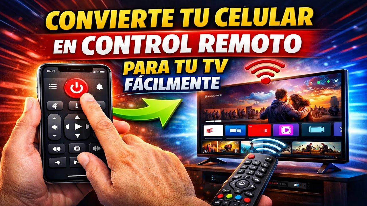Convierte tu celular en control remoto para tu TV fácilmente - YouTube