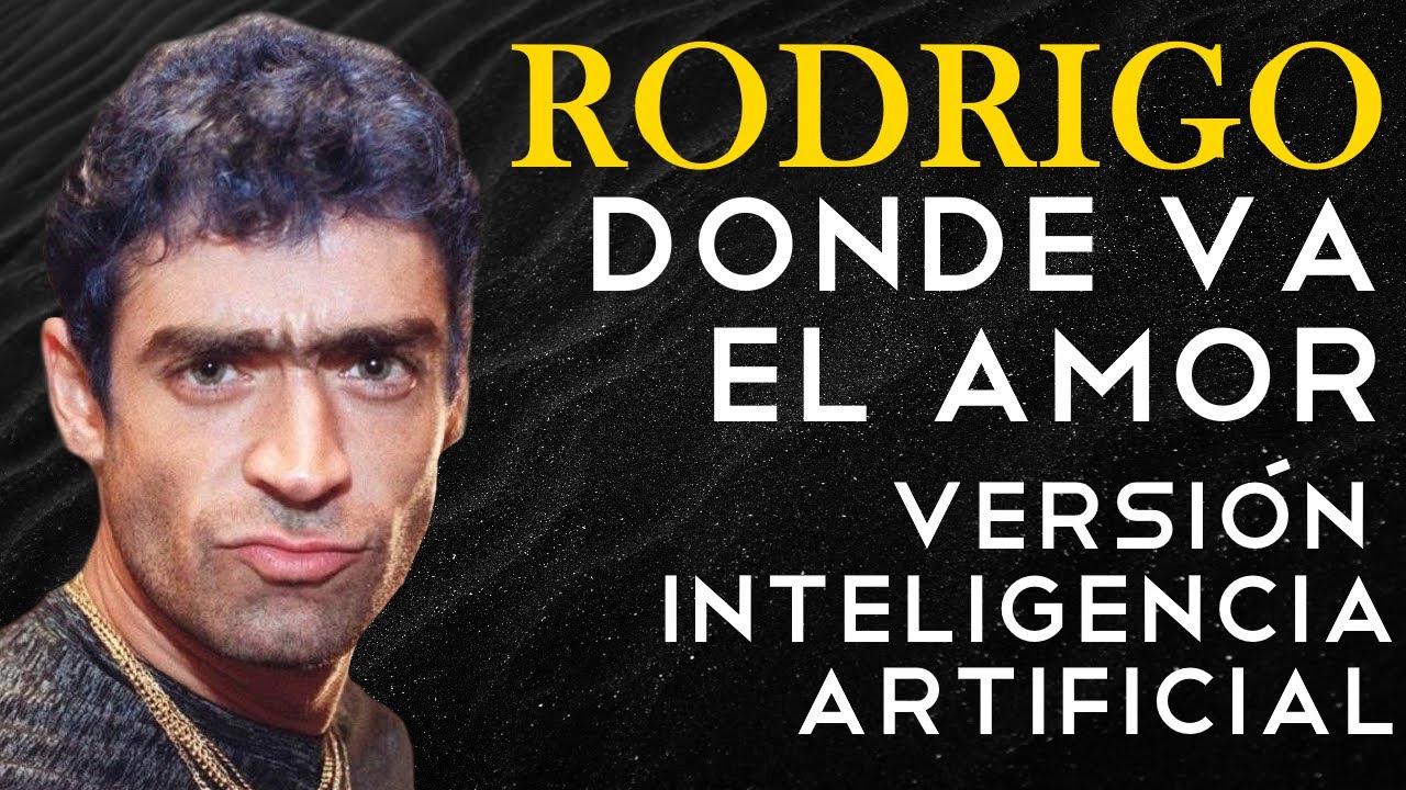 Donde va el amor - Rodrigo [IA COVER] - YouTube
