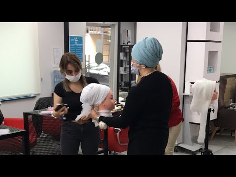 Hayal tül Türban gelin başı modelleri