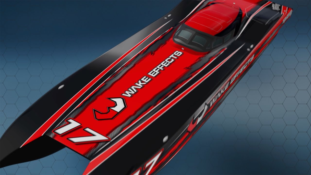 The Wake Effects Racing Boat - YouTube