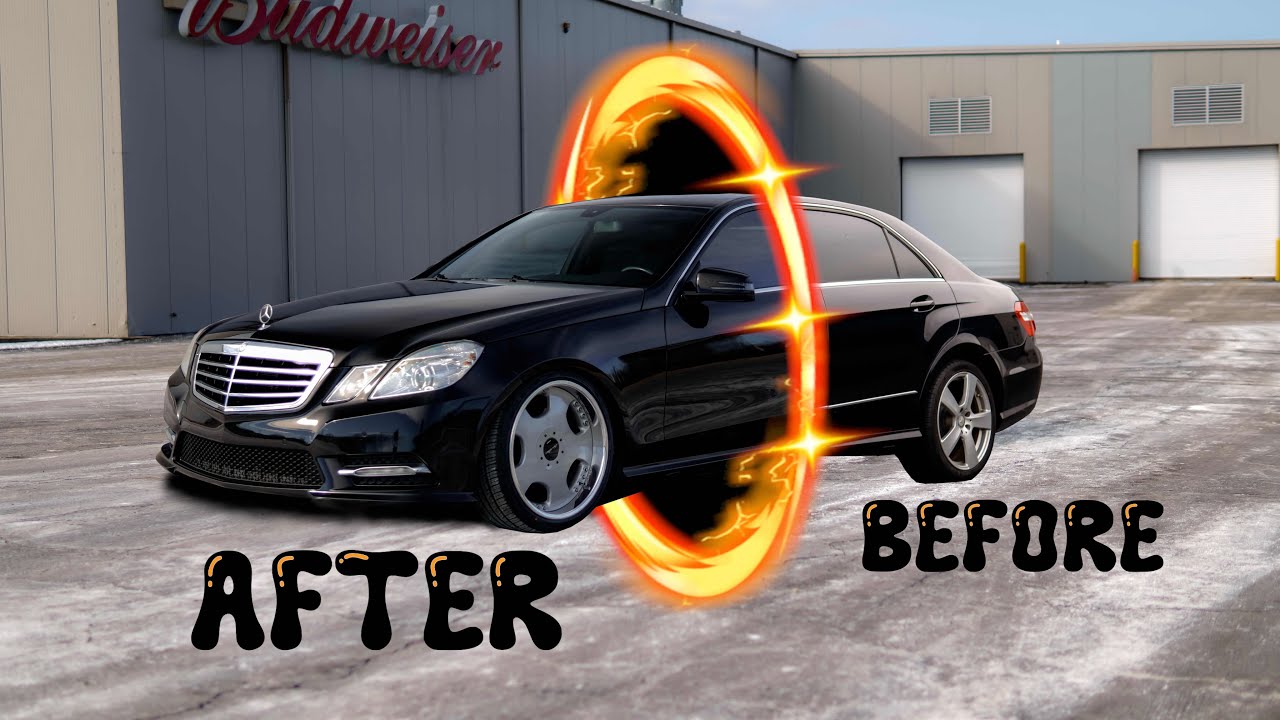 How to Stance a W212 Mercedes - YouTube
