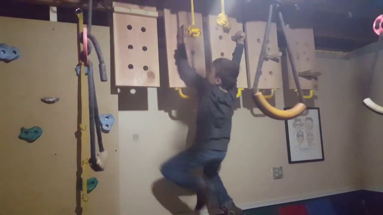 Basement Ninja warrior - YouTube