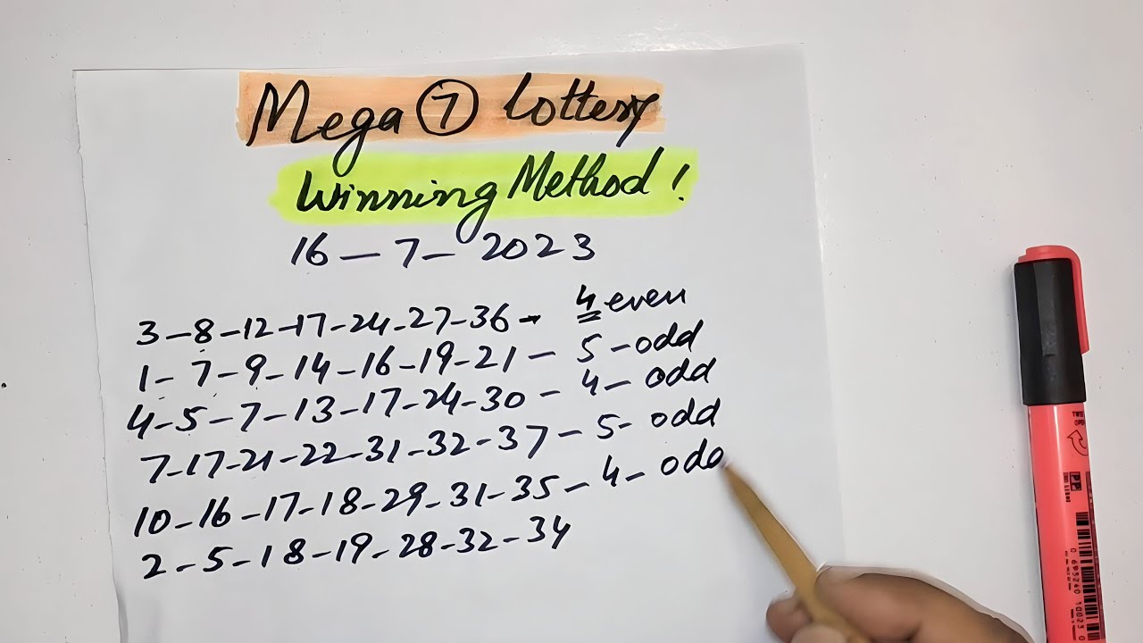 Emirates Draw Mega 7 Prediction 16 July 2023 - YouTube