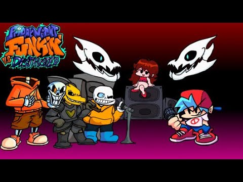 FNF vs Distrusted | Friday Night Funkin' Distrust Sans [+ UnderSwap ...