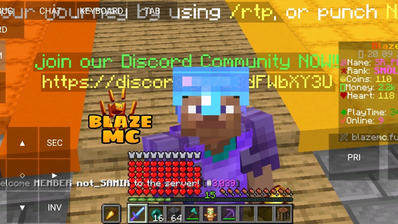 stack up in blazemc #blazemc #minecraft - YouTube