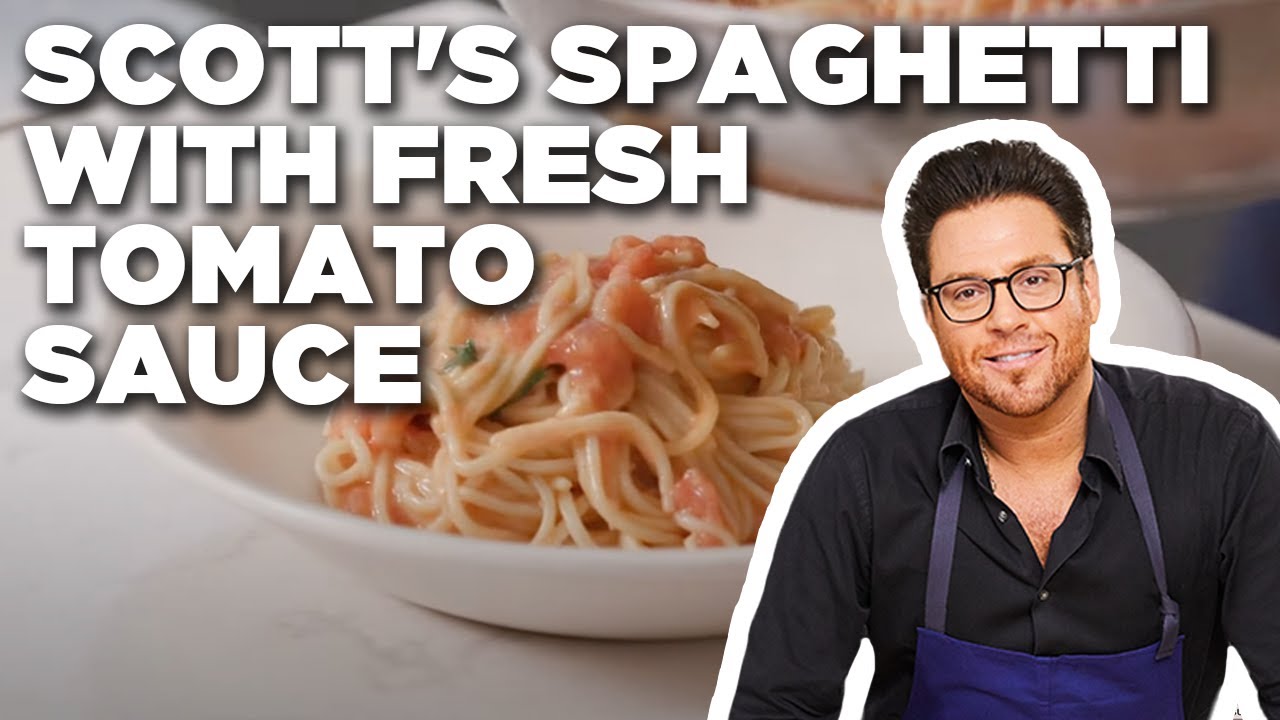 Scott Conant's From-Scratch Spaghetti with Fresh Tomato Sauce | Food ...