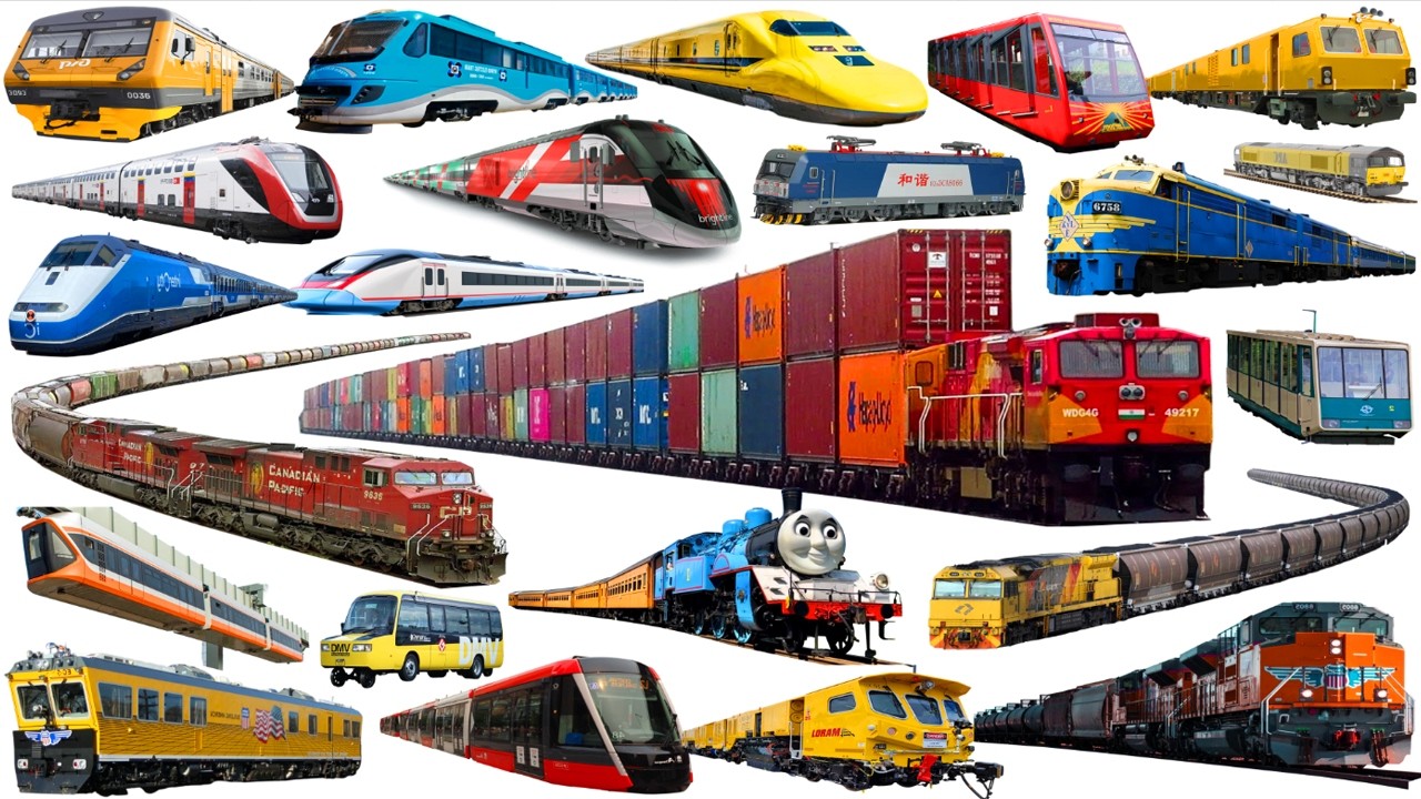 Trains and Subways | Trains Name Collections | Types of Trains ...