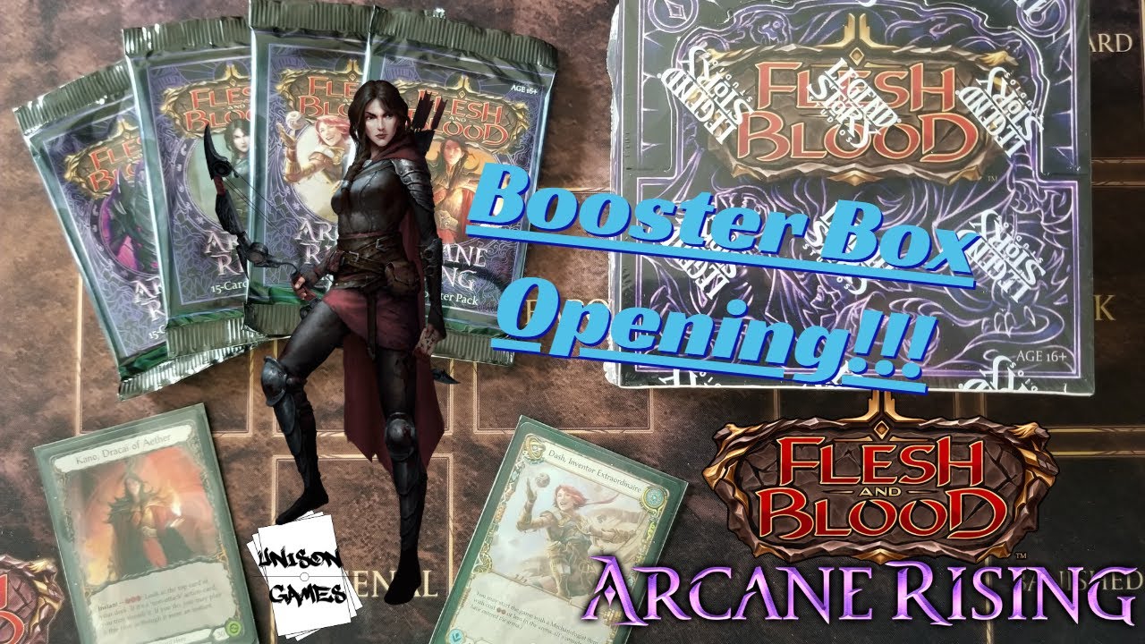 Flesh and Blood TCG Arcane Rising (set 2) Booster Box Opening! So. Many ...