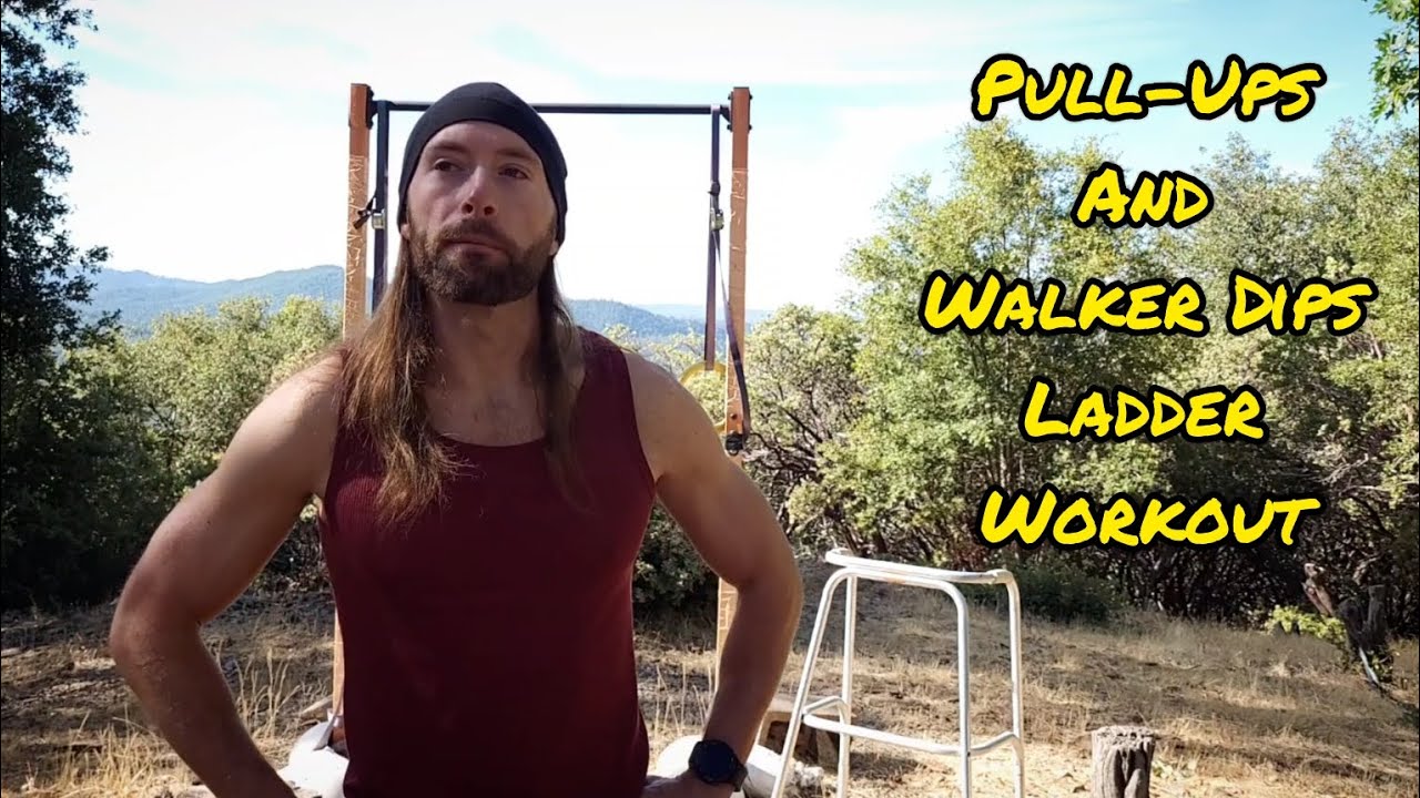 Pull Ups & Walker Dips Ladder Workout for a Outdoor Saturday Morning ...