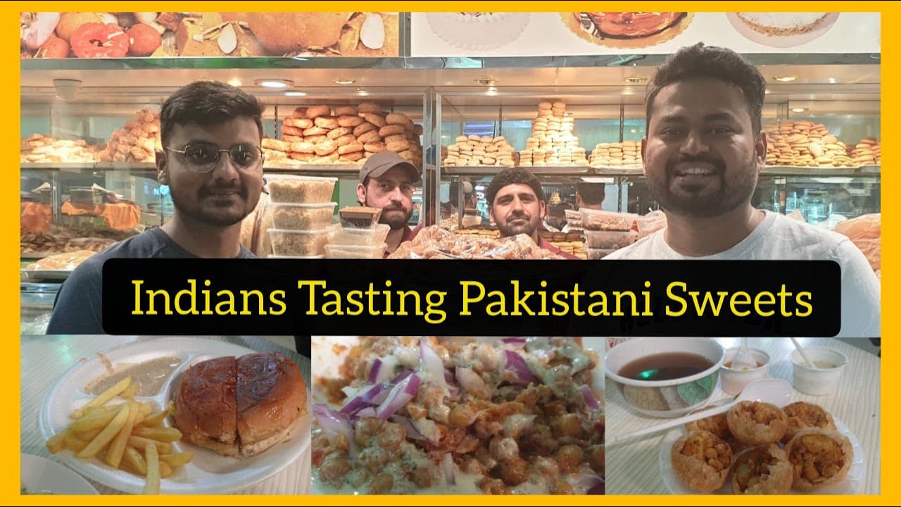 Indians Try Pakistani Sweets & Snacks in Dubai | पाकिस्तानी मिठाई ...