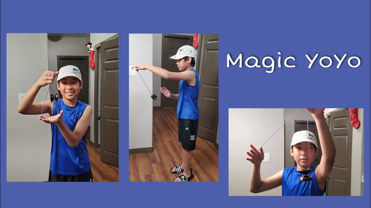 Doing tricks with my MAGIC YOYO! - YouTube