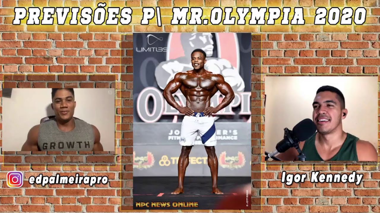 EDVAN PALMEIRA FAZ PREVISÃO DA MENS PHYSIQUE OLYMPIA 2020 - YouTube
