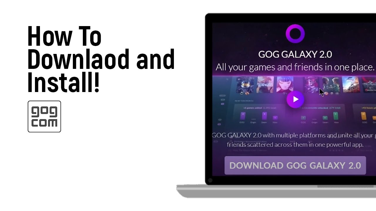 How to Downlaod and Install GOG Galaxy [easy] - YouTube