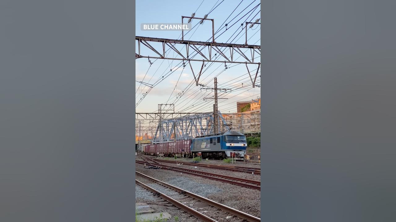(貨物列車) 2024/05/30 5074レ EF210-142 + コキ24B (北九州タ〜東京タ) #Shorts - YouTube